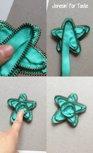 DIY Zipper Stars