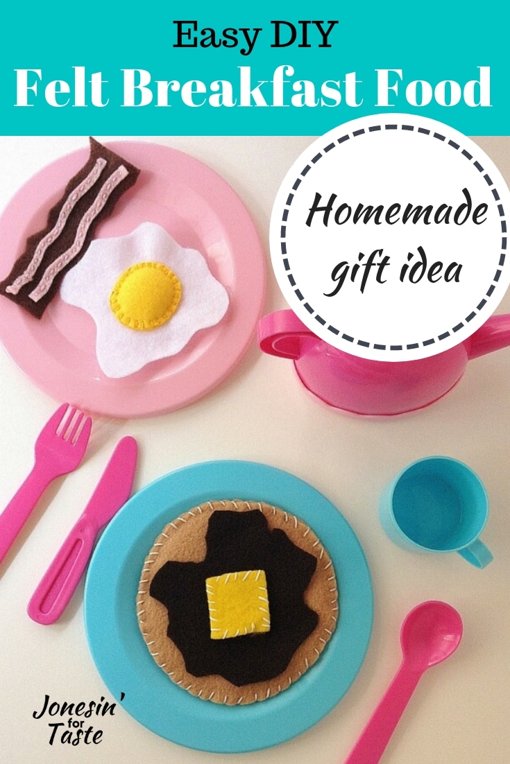 Easy DIY Felt Breakfast Play Food