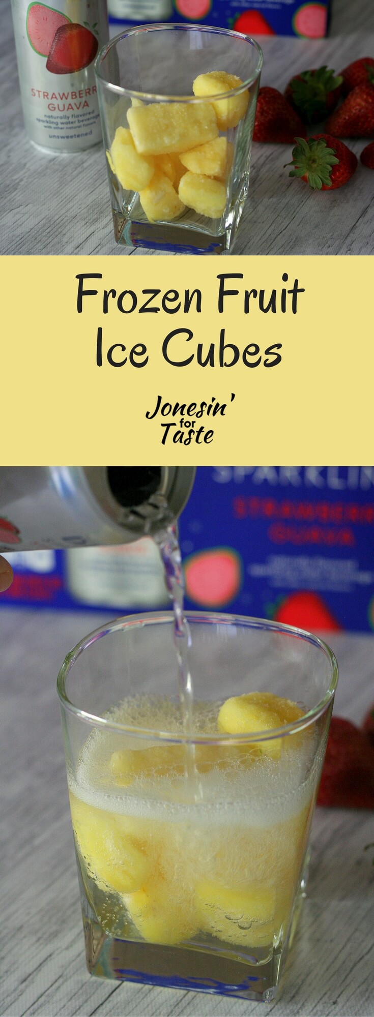 Frozen Fruit Ice Cubes - Jonesin' For Taste