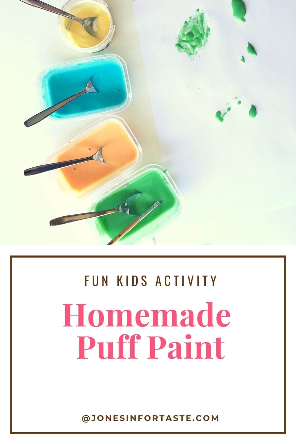 DIY Puff Paint - Jonesin' For Taste