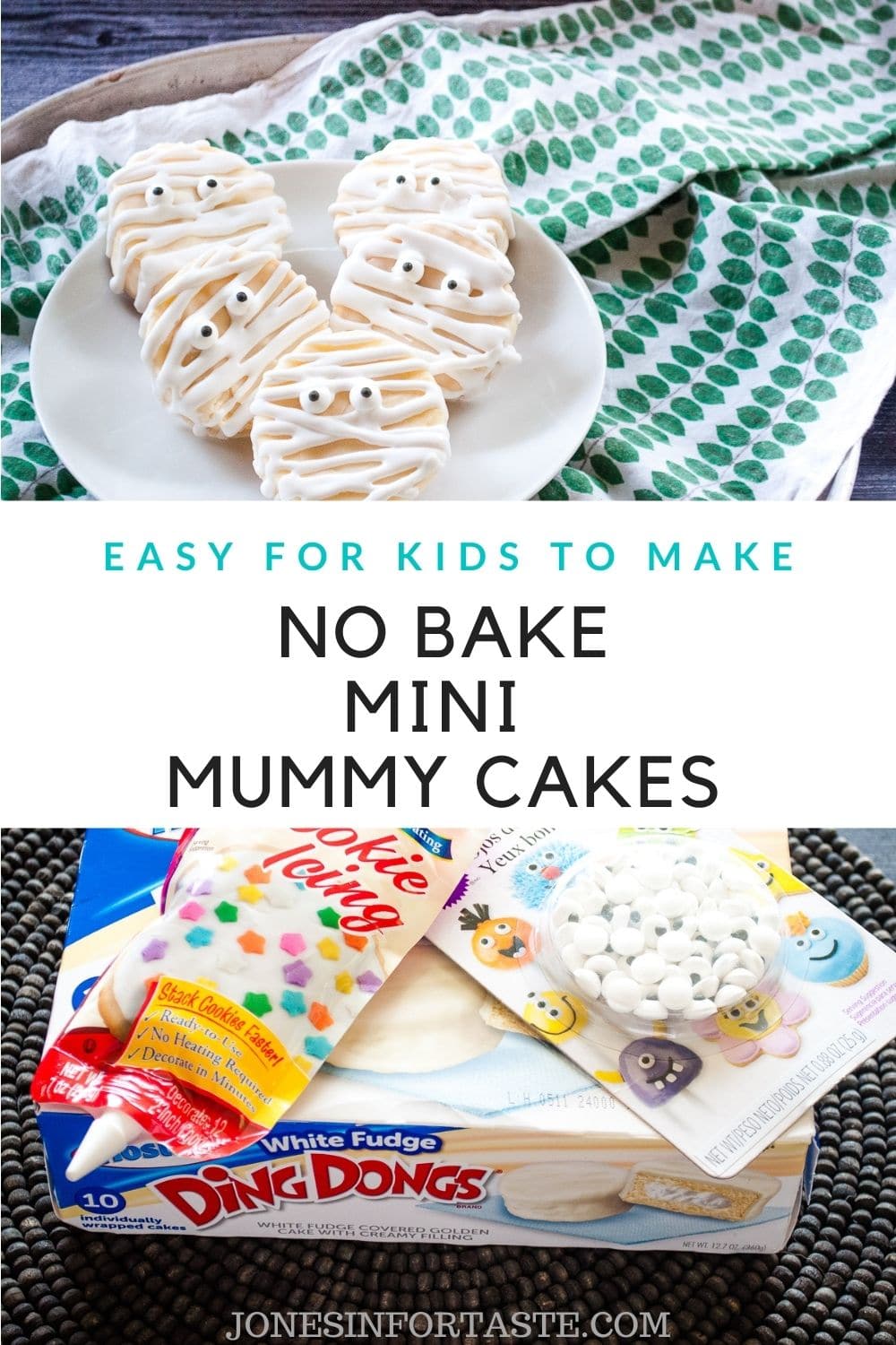 Easy No Bake Mini Mummy Cakes - Jonesin' For Taste